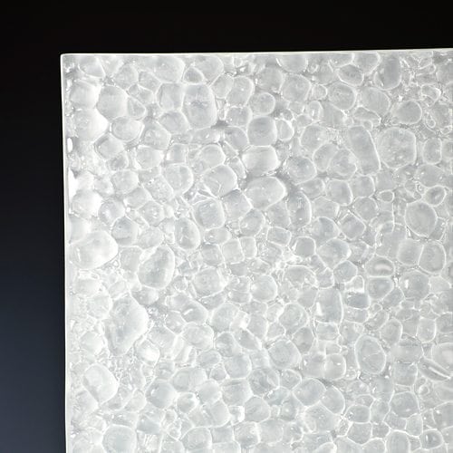 Stones Low Iron Frosted Textured Glass designed by Nathan Allan