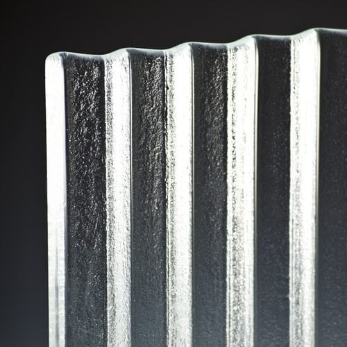 Veer Organic Textured Glass made by Nathan Allan Glass Studios