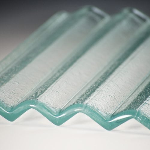 Veer Organic Textured Glass made by Nathan Allan Glass Studios