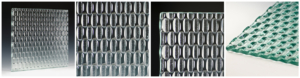 Binary XL Textured Glass designed and made by Nathan Allan Glass Inc