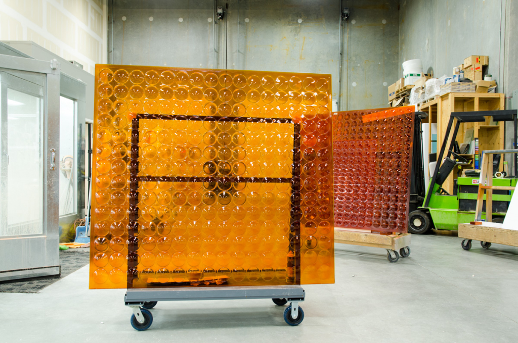 Convex Circles Textured Glass is great for your glass building