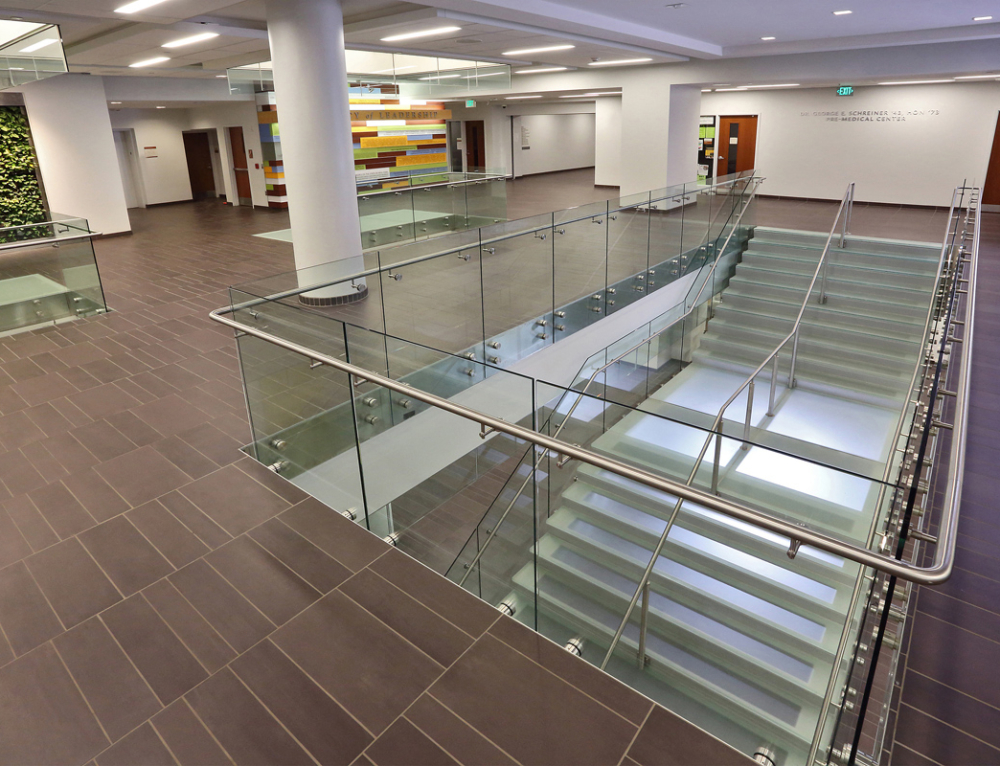 Transcendent Stair Treads Glass Application at University of Tennessee