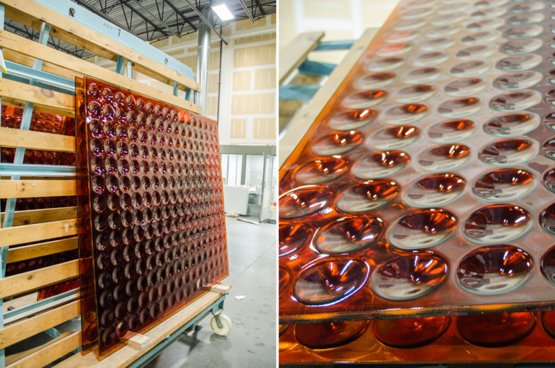 Convex Circles Textured Glass is great for your glass building