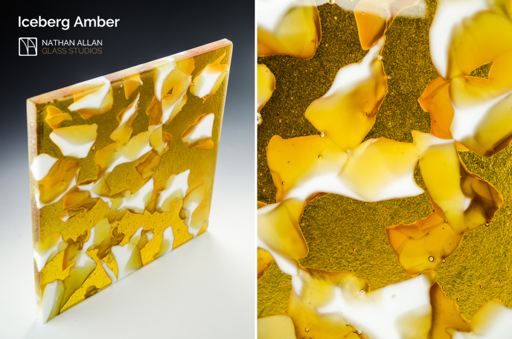 Iceberg Decorative Glass designed by Nathan Allan Glass