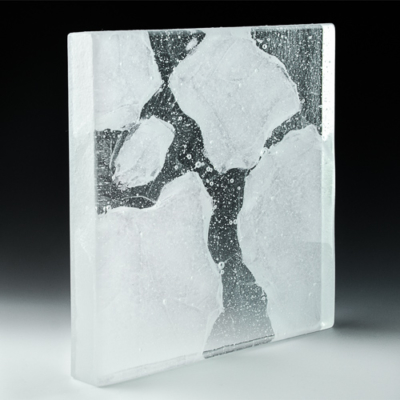 Iceberg Decorative Glass designed by Nathan Allan Glass