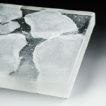 Iceberg Decorative Glass designed by Nathan Allan Glass