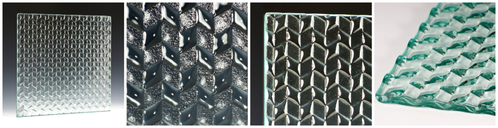 Paradigm Textured Glass designed and made by Nathan Allan Glass Inc.