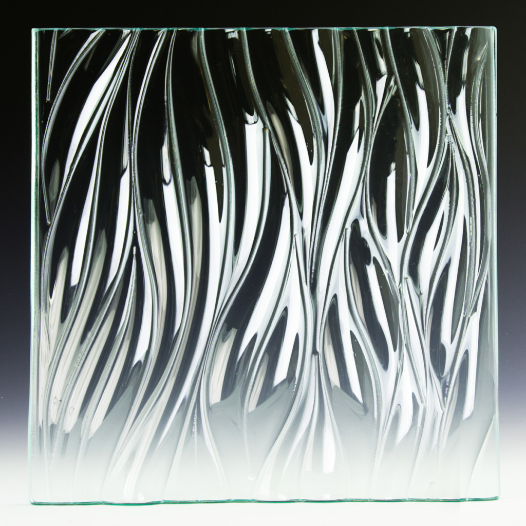 Willow XL Architectural Cast Glass the Art of Kiln Formed Glass