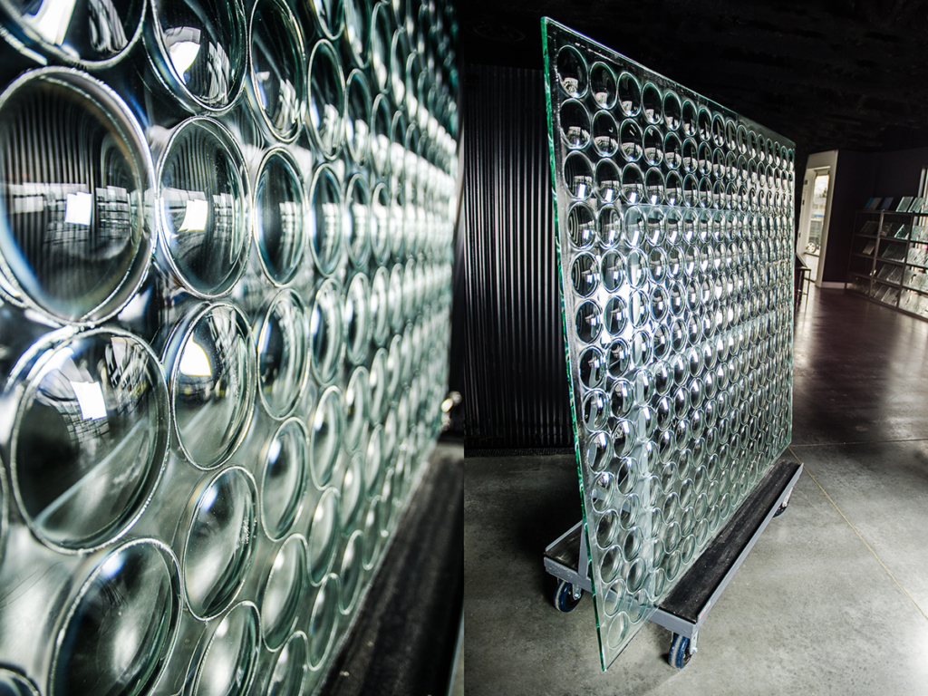 Convex Circles Textured Glass is great for your glass building