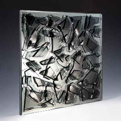 Crackle Series Textured Glass. Resembling cracked/melted ice