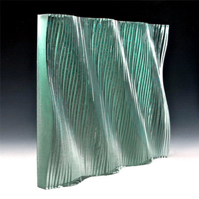 Stax Series Textured Glass. Named after the way each glass blade