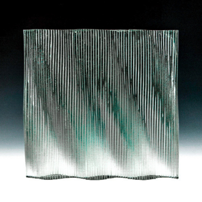 Stax Series Textured Glass. Named after the way each glass blade