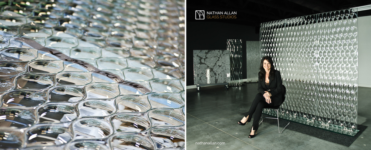 Teardrop Grande Architectural Cast Glass designed Nathan Allan