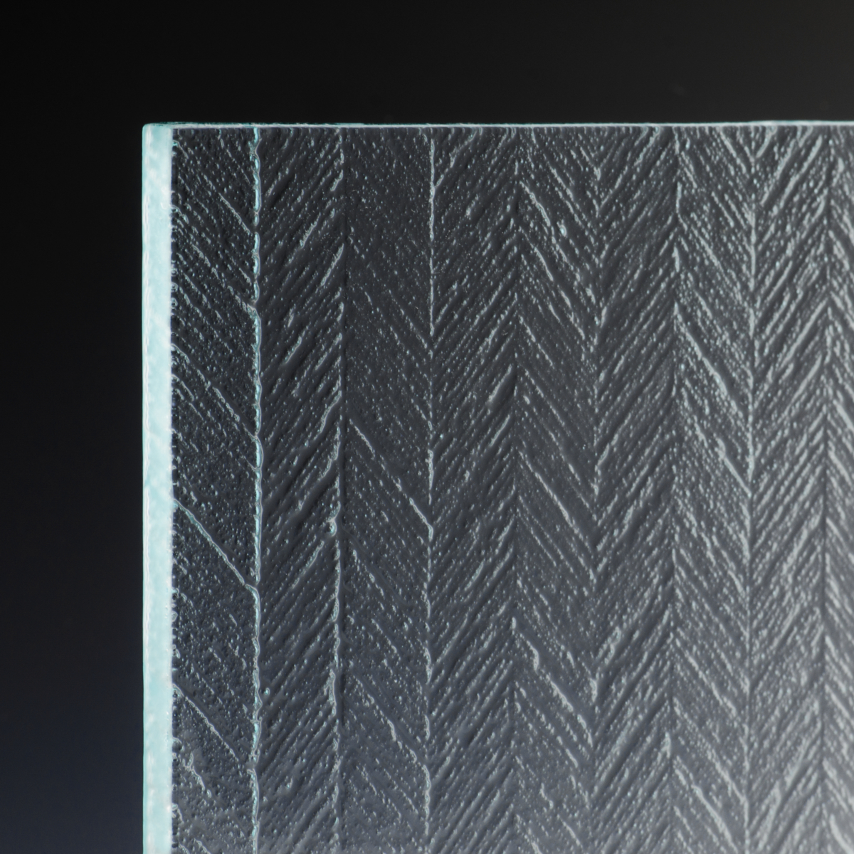 Fossil Textured Glass for your next glass building project | Thick Glass