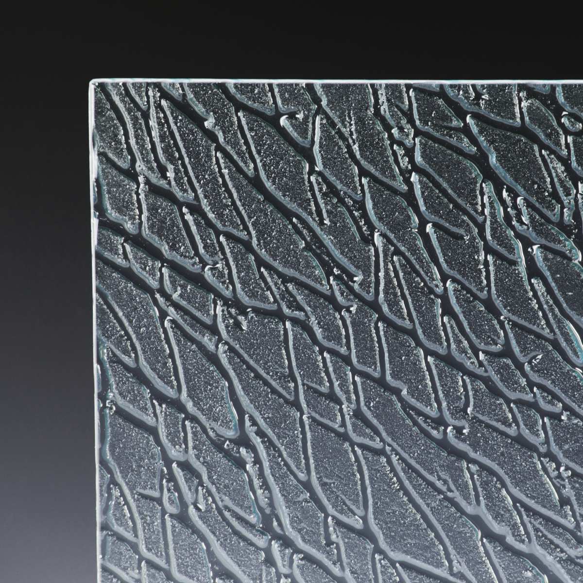 Lava Textured Glass for your next glass project | Thick Textured Glass