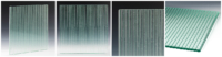 Linear XL Textured Glass Used For Dividers, Doors and Feature Walls
