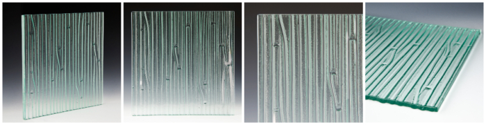 Deep Rain Textured Glass Used For Dividers, Doors and Feature Walls