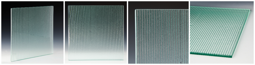 Linear Textured Glass Used For Dividers, Doors and Feature Walls