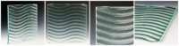 Wave Textured Glass perfect for Healthcare or Office applications
