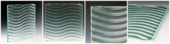 Wave Textured Glass perfect for Healthcare or Office applications