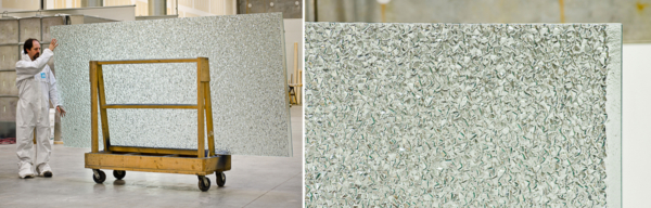 Arctic Ice Textured Glass for your next architectural project | Thick Glass