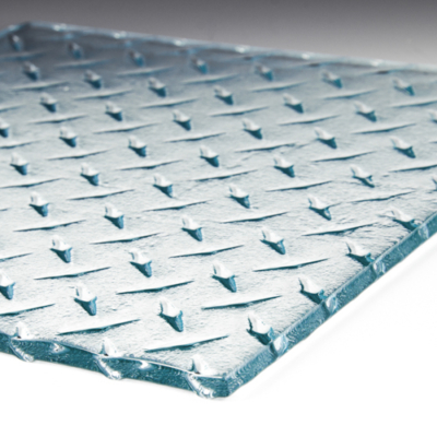 Diamondplate Textured Glass for your next architectural project