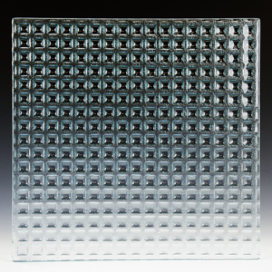 Factory Squares Textured Glass for your next architectural project