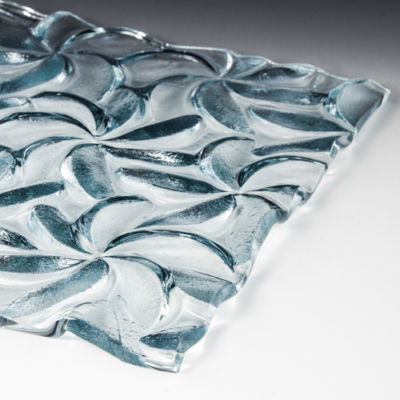 Pinwheel Textured Glass for your next architectural project | Thick Glass