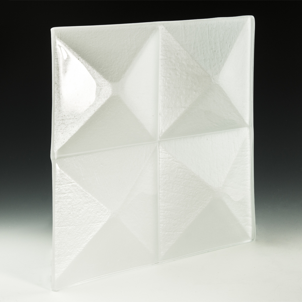Pyramid Series Textured Glass. Nathan Allan’s newly created Glass