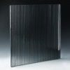 Fluted Black Architectural Cast Glass by Nathan Allan Glass