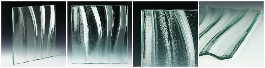 Mirage XL Textured Glass anti-microbial glass for Healthcare