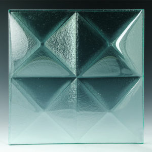 Pyramid Clear Textured Glass is designed by Nathan Allan