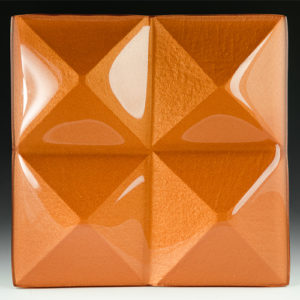 Pyramid Gamma Gold Textured Glass designed by Nathan Allan