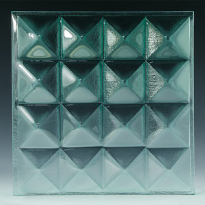Pyramid Petite Series Textured Glass created by Nathan Allan