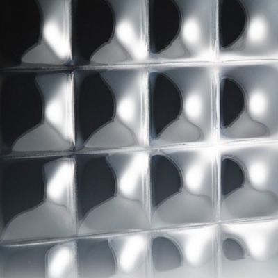 Convex Squares 3 Textured Glass designed by Nathan Allan Glass