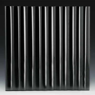 Cathedral Micro Black Architectural Cast Glass designed by NAGS