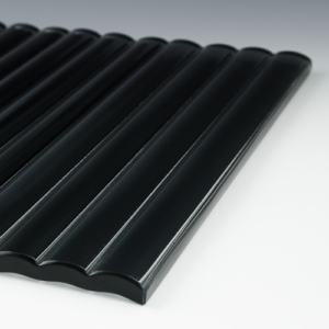 Cathedral Micro Black Architectural Cast Glass designed by NAGS