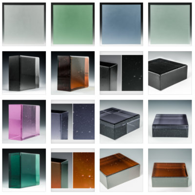New York City Cast Glass Walls designed and created by Nathan Allan