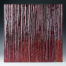 Crystal Cascade XL Red Textured Glass designed and made by