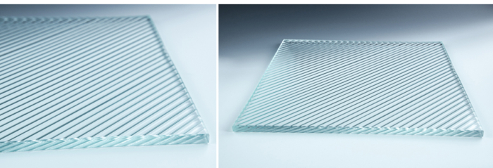 Fluted Diagonal Architectural Cast Glass is great for your next glass
