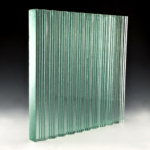 Stax Beamz Clear Textured Glass designed and made by Nathan Allan