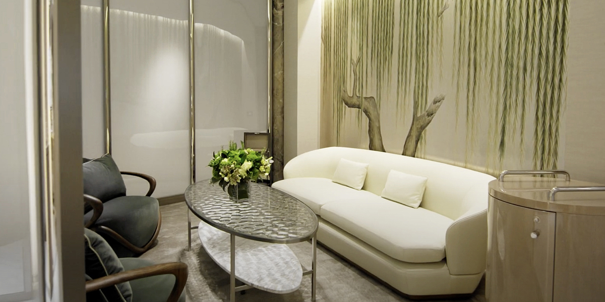 Water Textured Glass produced by Nathan Allan Glass Studio