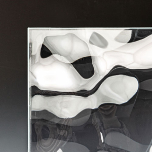 Water Textured Glass produced by Nathan Allan Glass Studio