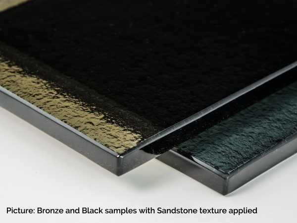 Glass types - Bronze / Black | Nathan Allan Glass Studios