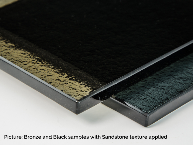 Glass types - Bronze / Black | Nathan Allan Glass Studios