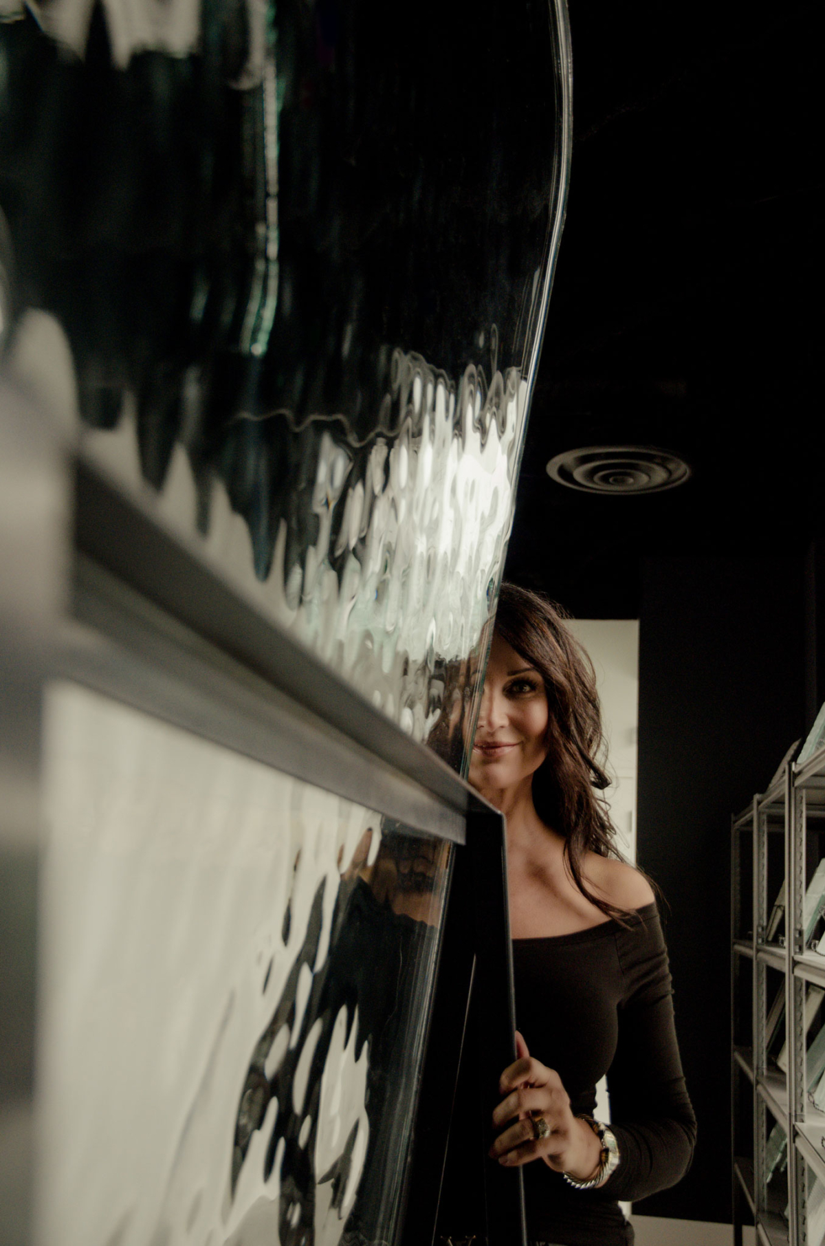 Water Glass Created By Nathan Allan Glass Studio