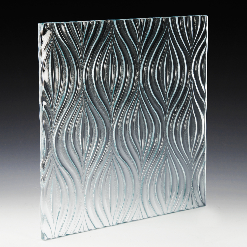 Directional Series Kiln Formed Cast Glass Textures