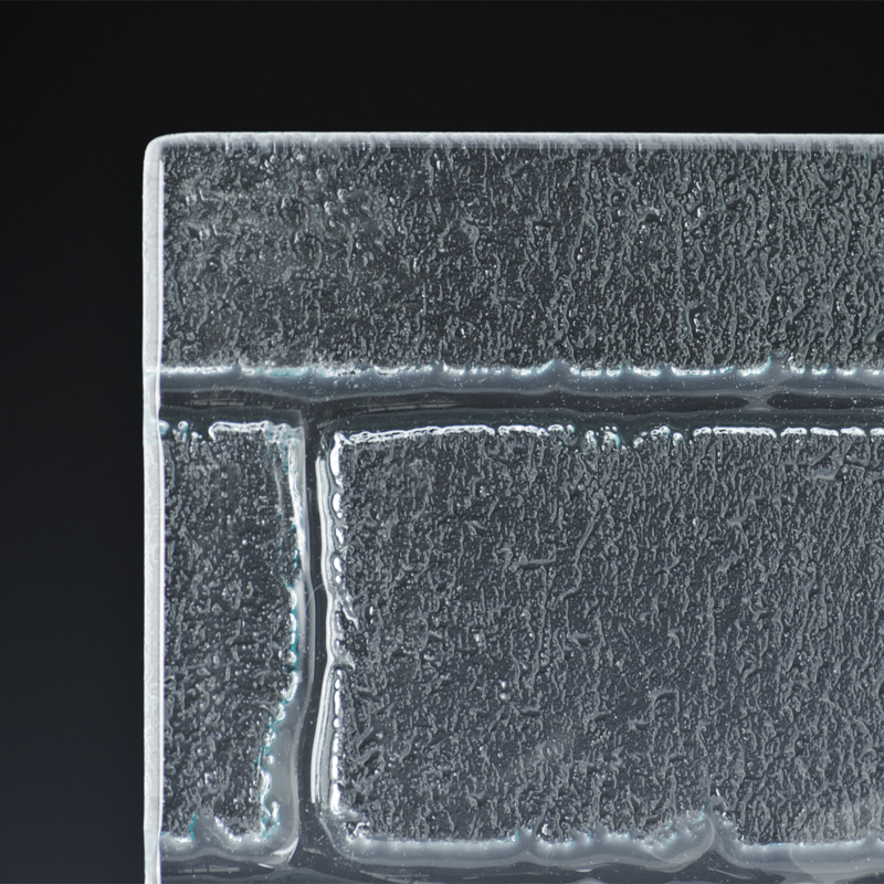 Brix Textured Glass works for Walls, Cladding, Balustrade Building Projects