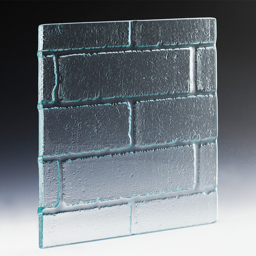 Directional Series Kiln Formed Cast Glass Textures