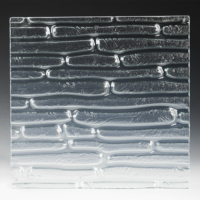 Castle Textured Glass for Walls, Glass Cladding and Glass Balustrade